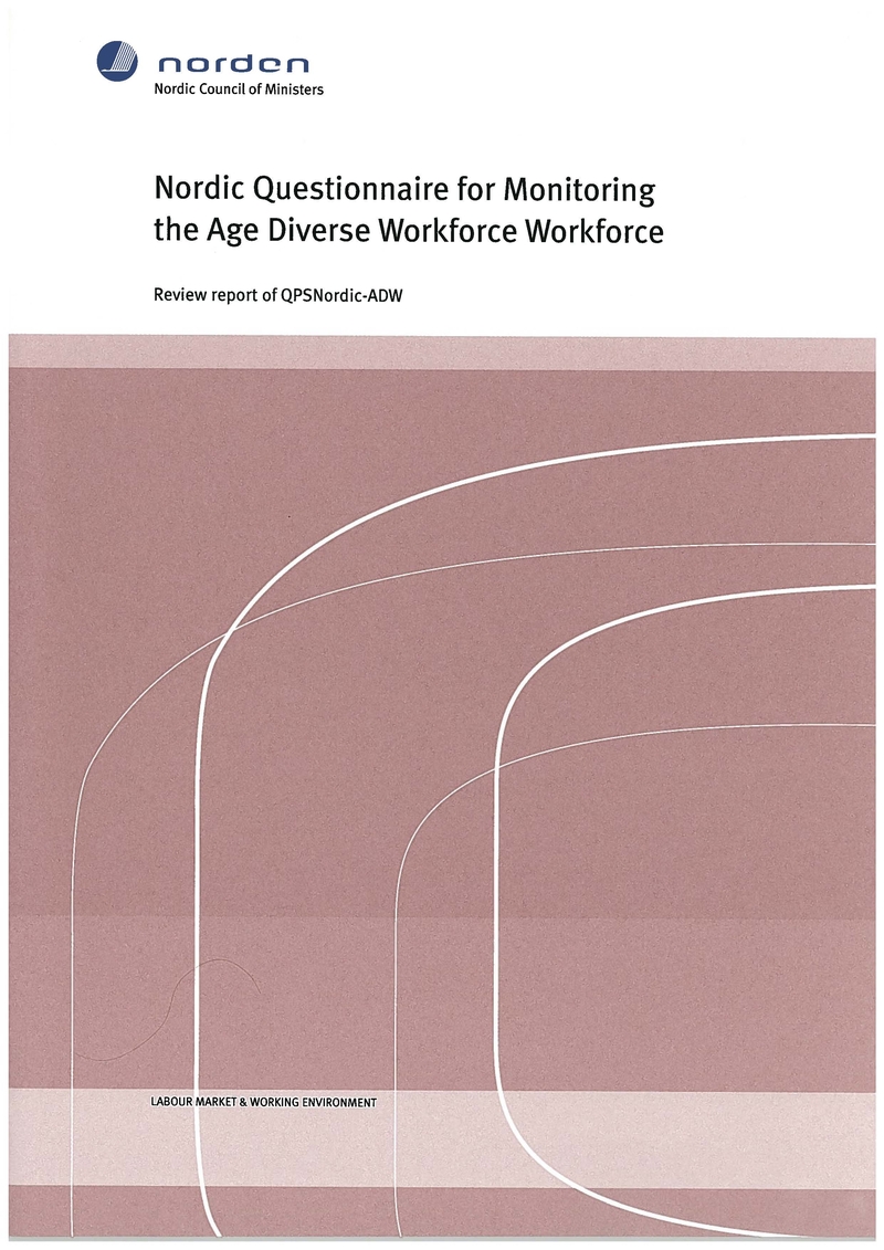 Nordic Questionnaire for Monitoring the Age Diverse Workforce