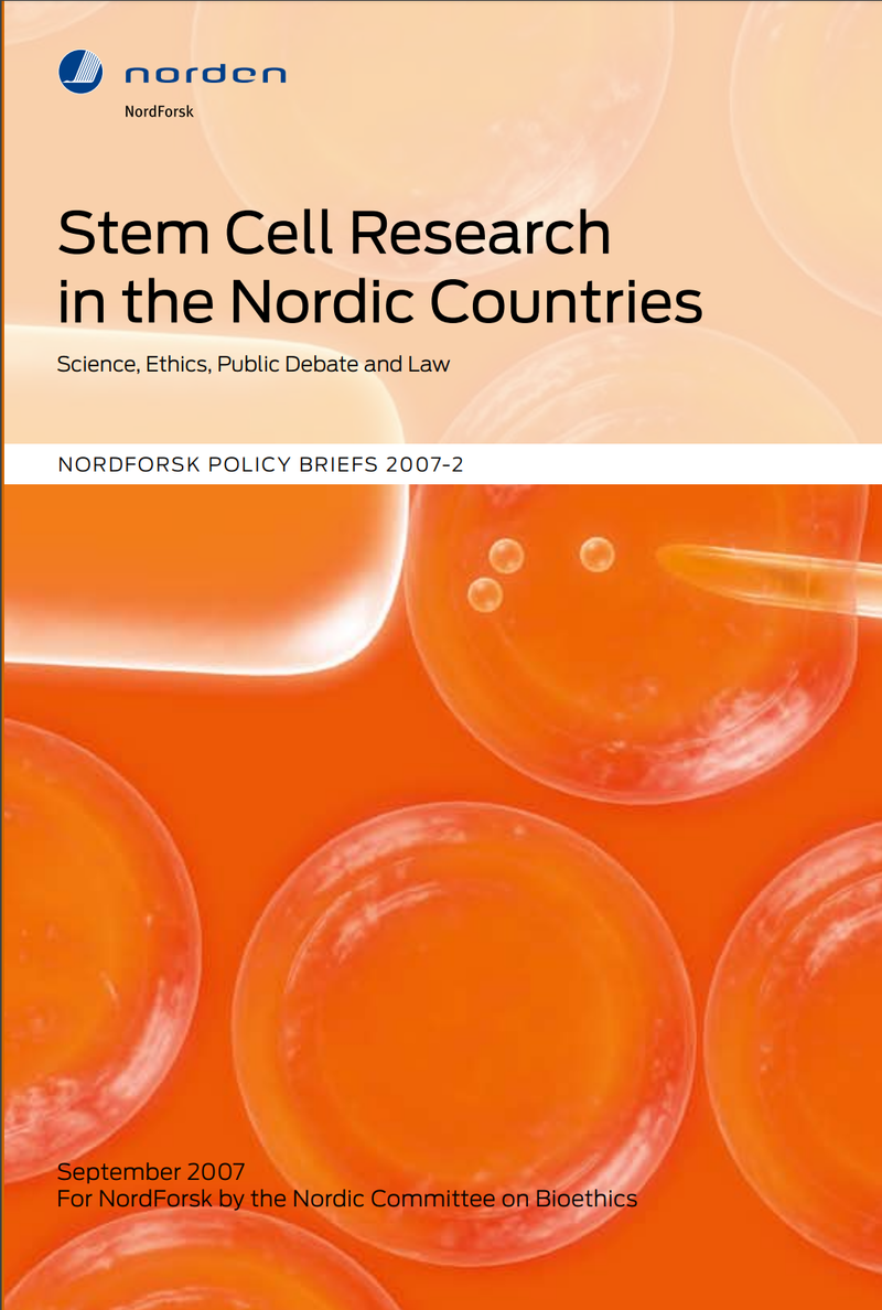Stem Cell Research in the Nordic Countries